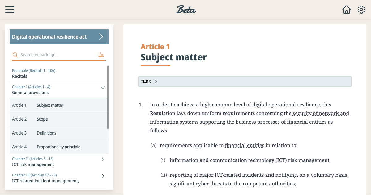 RTS on ICT risk management framework | Digital operational resilience ...
